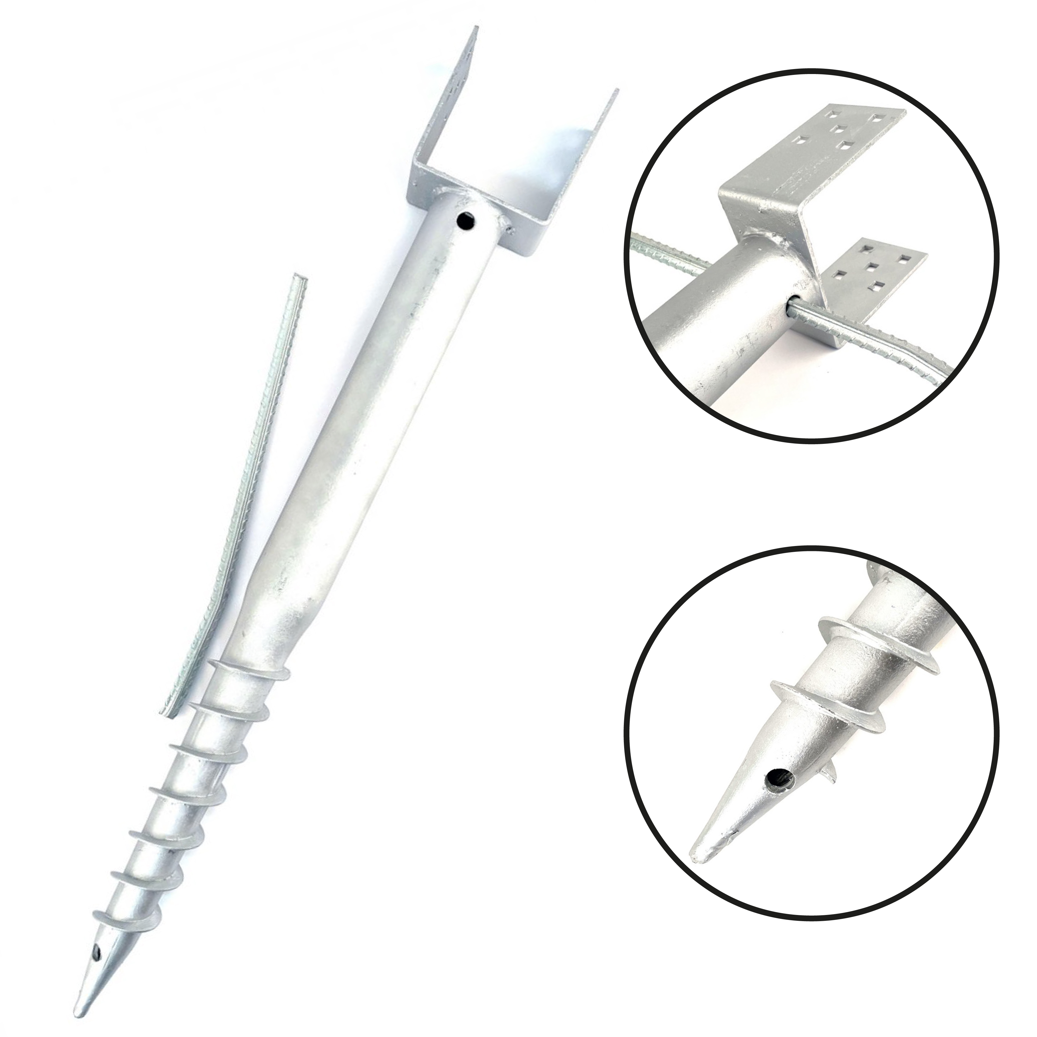 Talajcsavar tűzihorganyzott 140mm | SVX HU